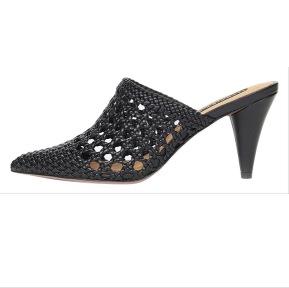 Veronica Beard | Shoes | Veronica Beard Dark Brown Woven Mules | Poshmark